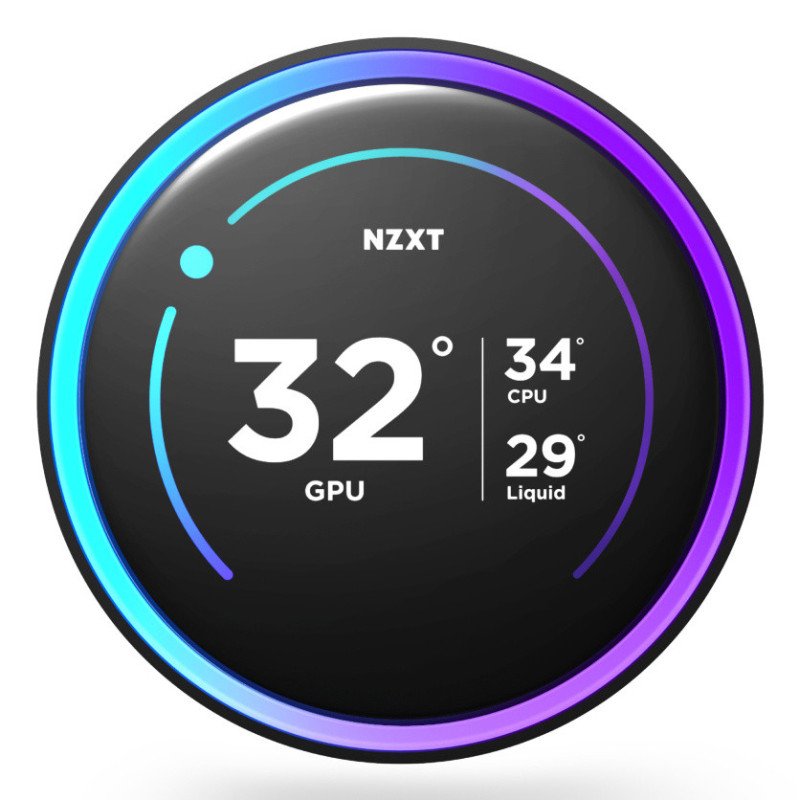 Enfriamiento Líquido NZXT Kraken Elite 360 V2 Black AIO 360mm Pantalla LED
